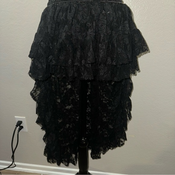 Skirts | Lace Side Skirt | Poshmark
